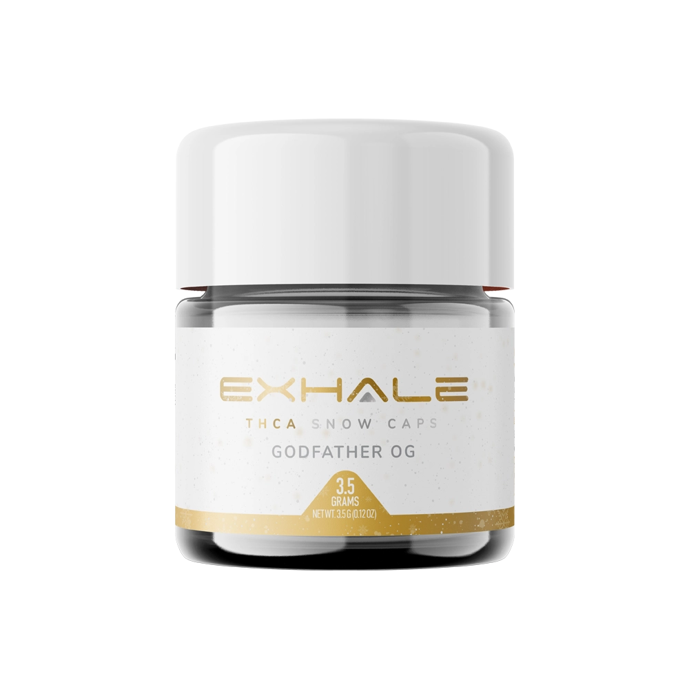 Exhale Snow Caps THCA Flower - Godfather OG - Feen Hemp & CBD Store